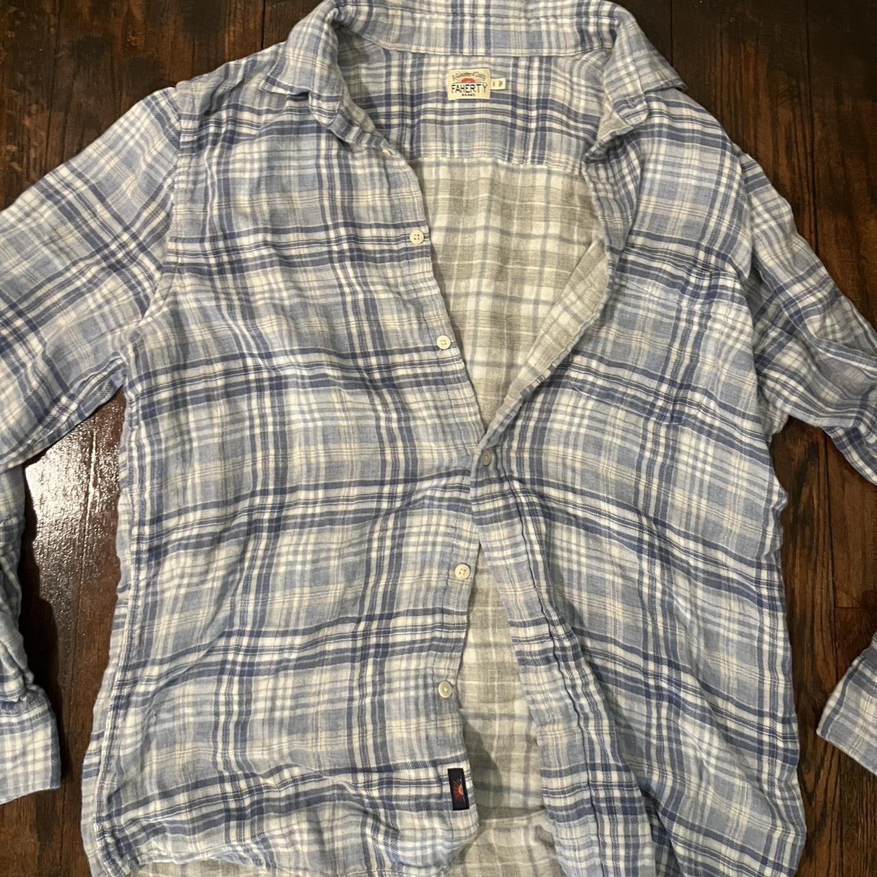 Faherty flannel - Depop