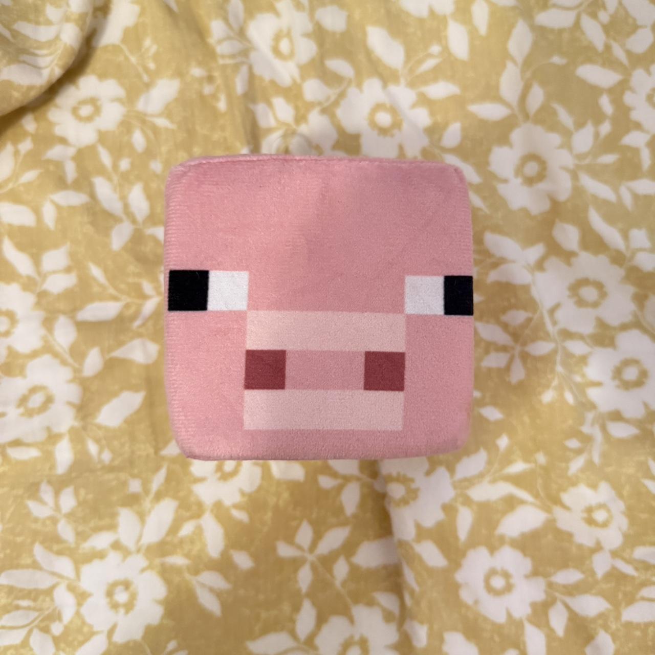 Minecraft Pig Plushie Head - Depop