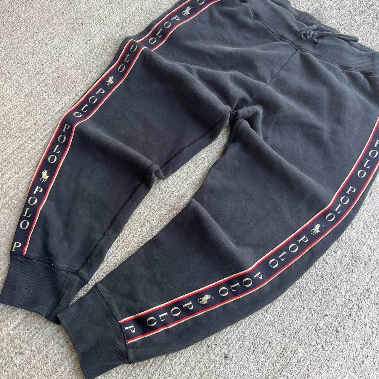 Polo Ralph Lauren pattern logo sweatpants joggers... | Depop