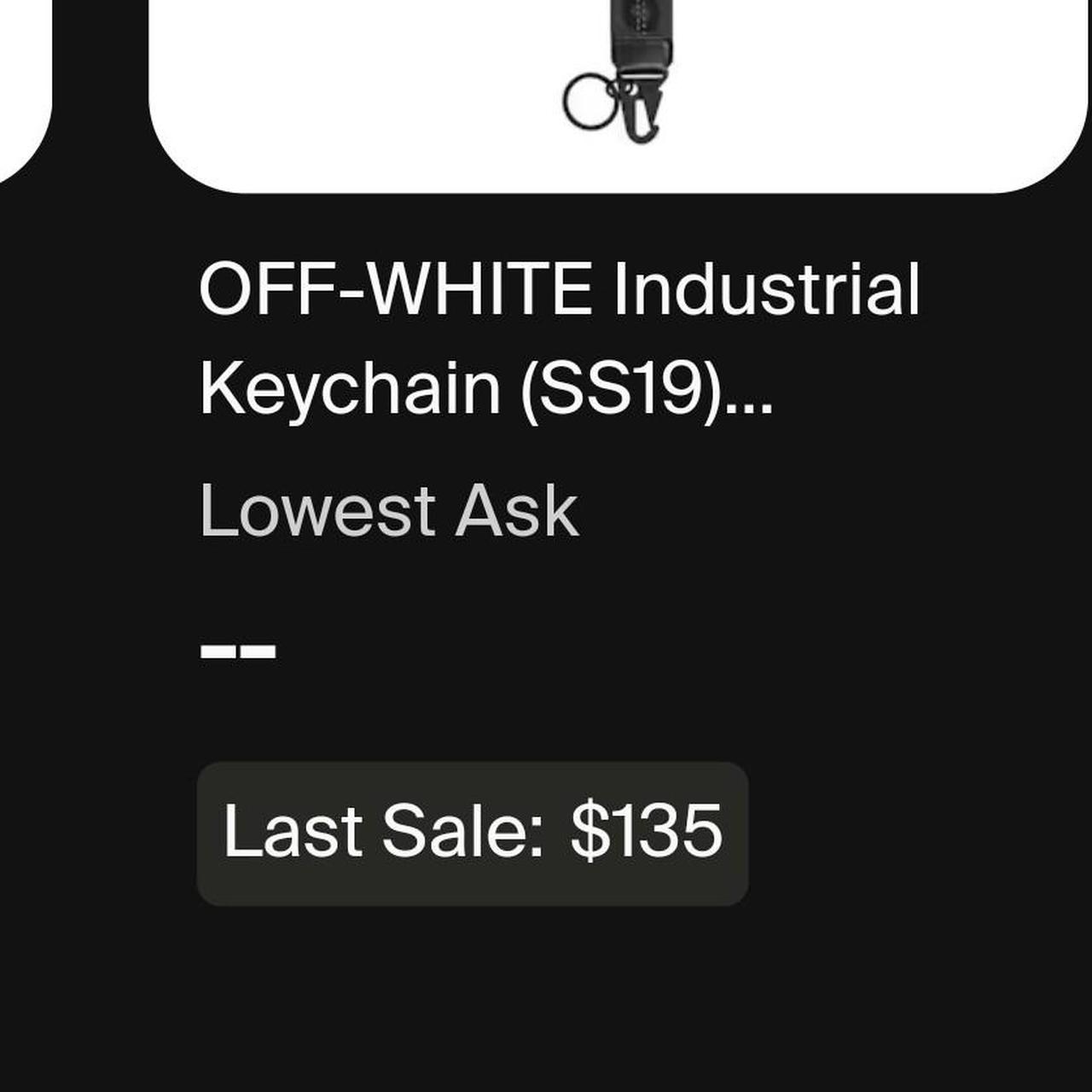 Off white Industrial key chain lot of 3 Barely... - Depop