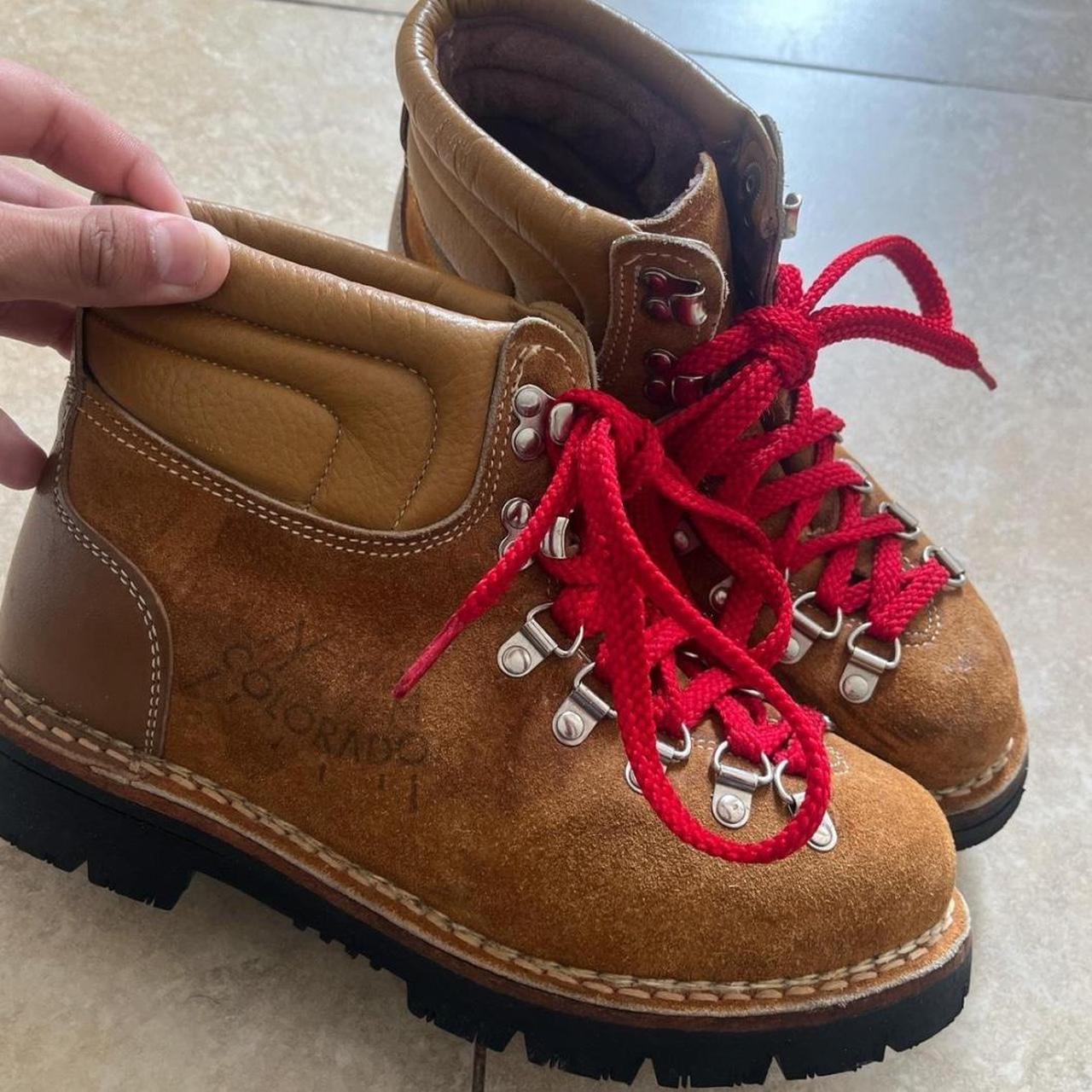 Vintage hiking boots Brand: Kinney Colorado Tan... - Depop