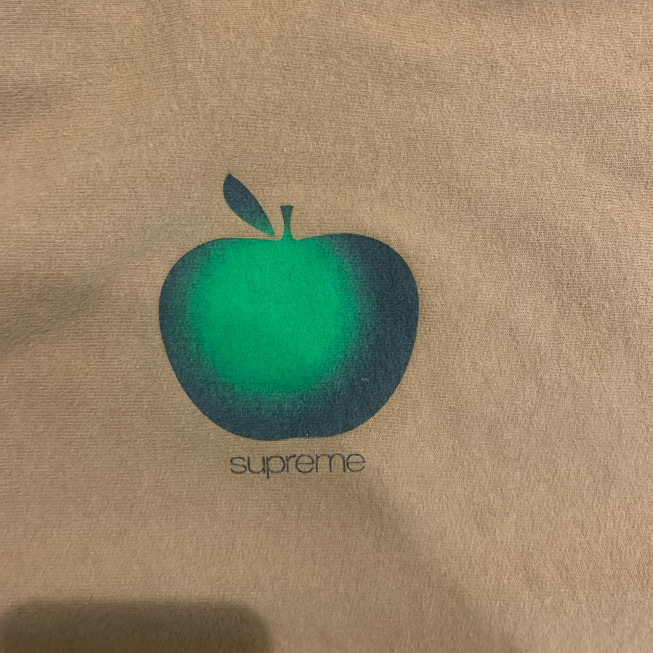 Supreme Apple Hooded sweatshirt Brown M #supreme... - Depop
