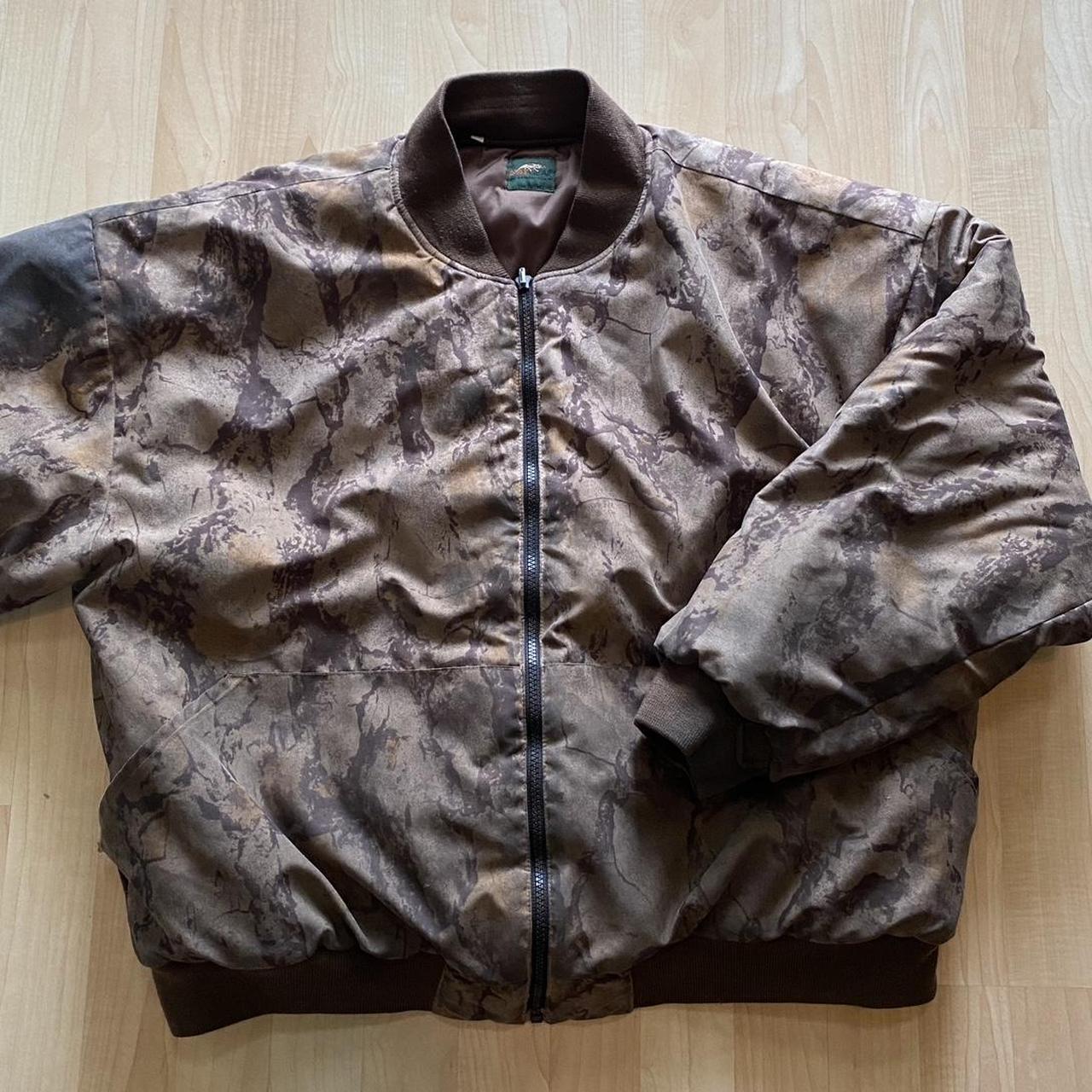 super sick vintage natgear camo jacket - amazing... | Depop