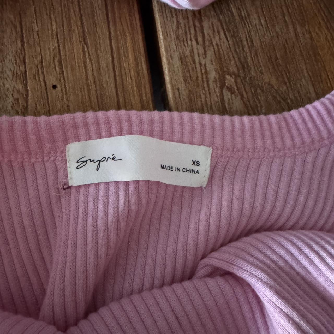 -Pink Supre Riri Tank -Perfect condition -Worn once... - Depop