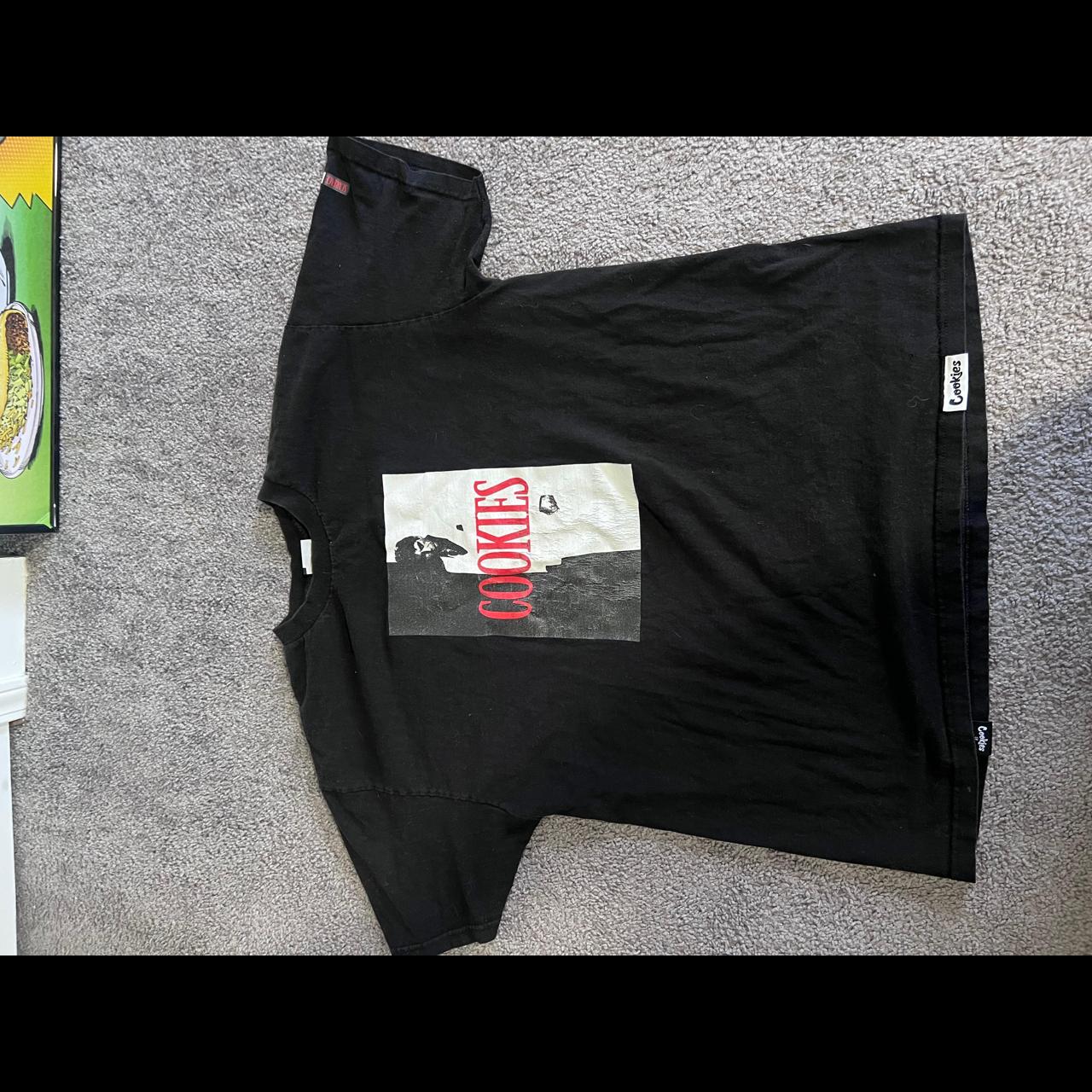 Cookies Scarface This black t-shirt features a... | Depop