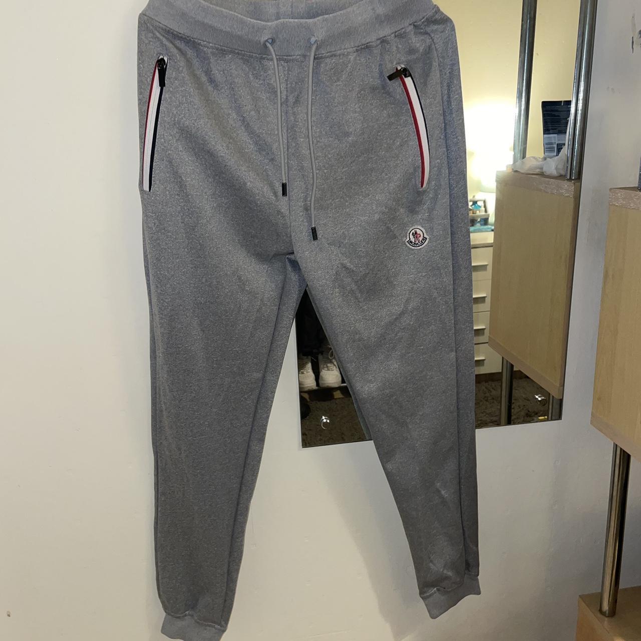 Grey tracksuit bottoms. Slight defect on pull string... - Depop