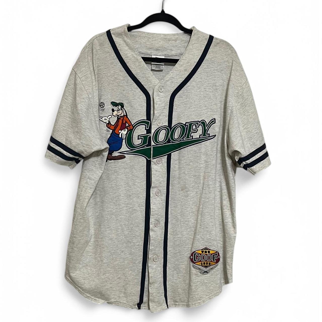 Grey Disney Goofy baseball jersey baseball #disney... | Depop