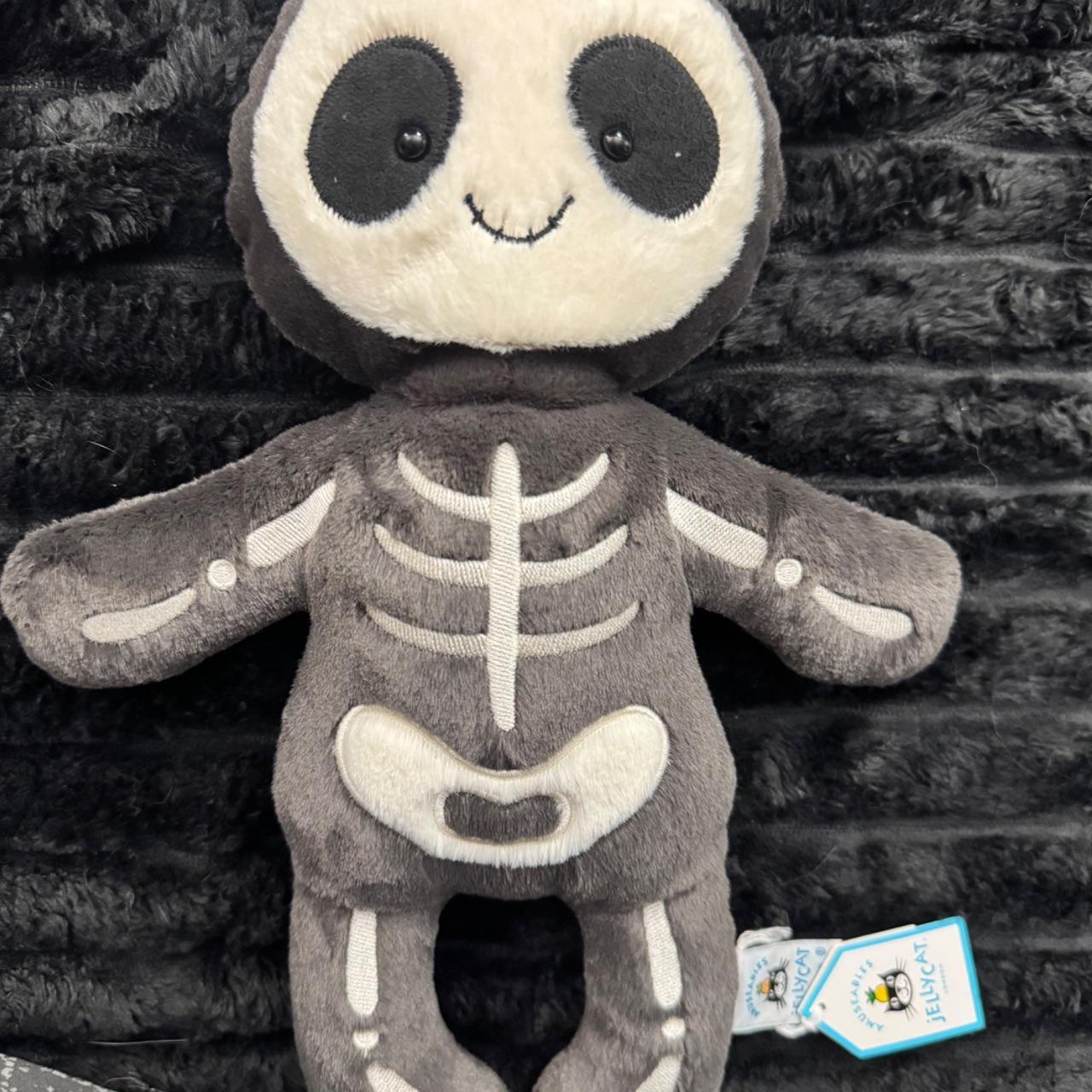 JellyCat Skeleton Bob Plush Full size New with tag... | Depop