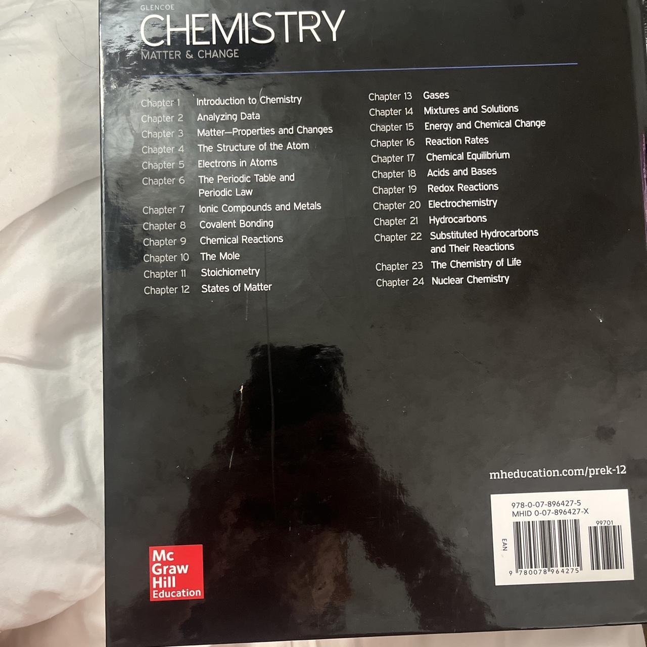 Teacher edition Chem book - Depop