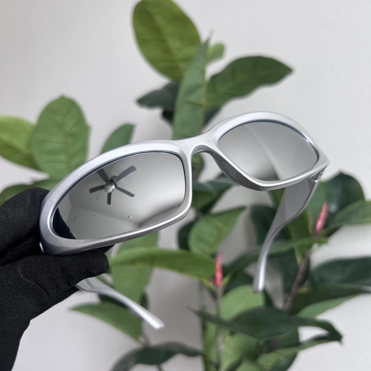 Y2k metallic frames Like new - Depop