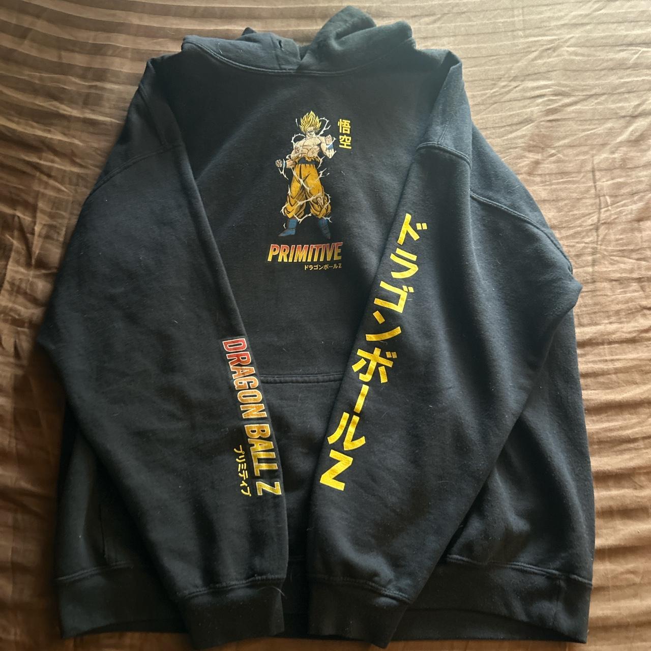 Dbz x primitive super saiyan goku hoodie NO... - Depop
