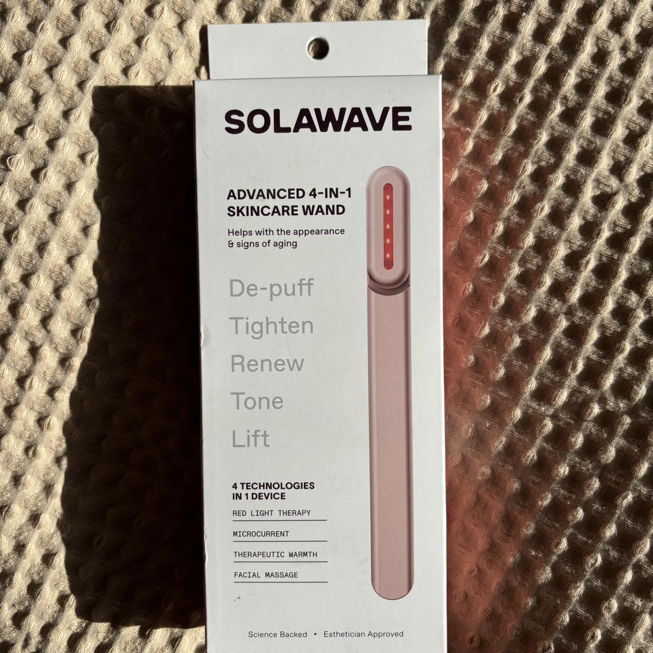 Solawave Red Light Skincare Wand UNOPENED BRAND NEW... - Depop