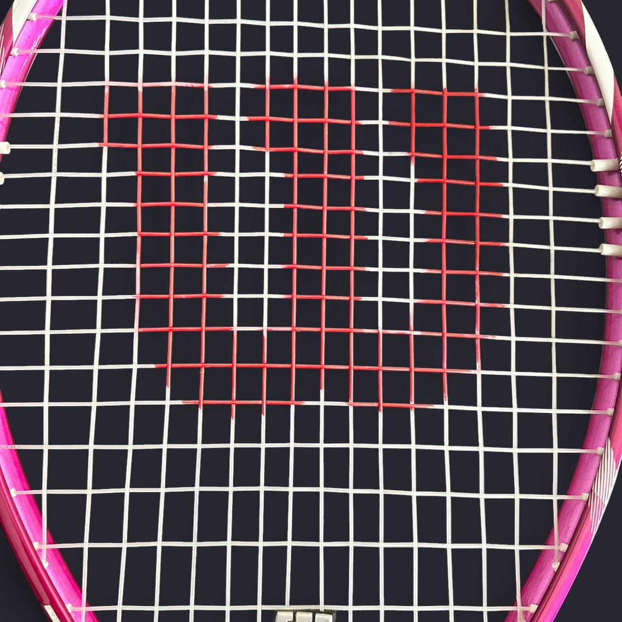 Pink Wilson tennis racket #tennis #pinkracket #wilson | Depop