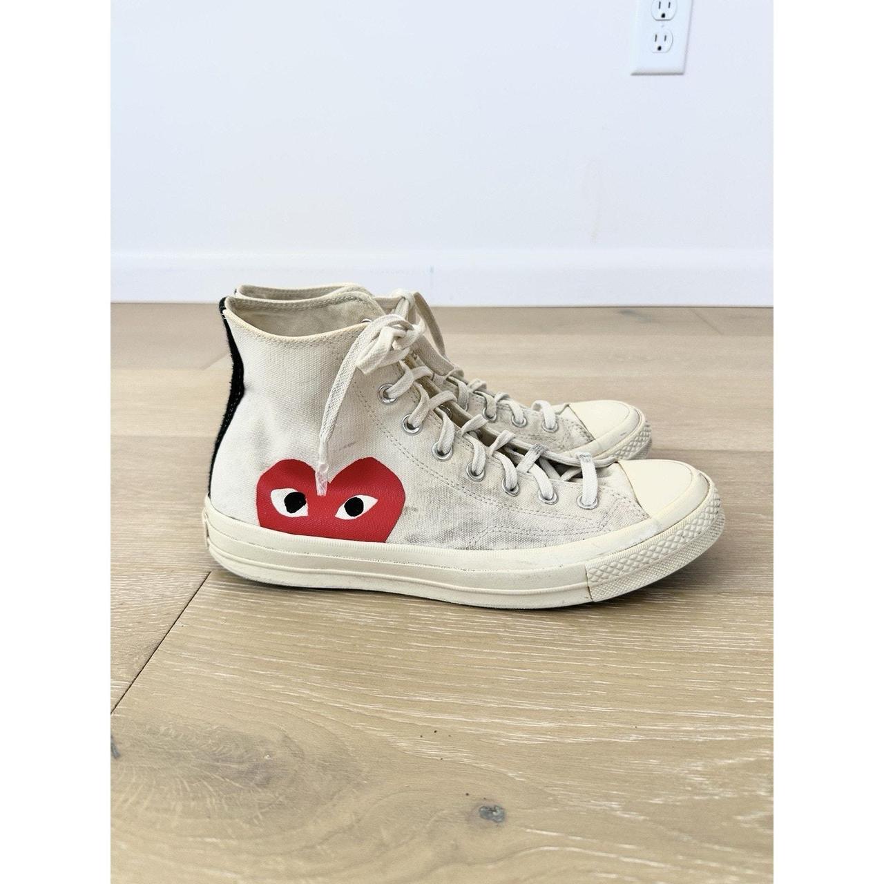 These sweet Converse x Comme des Garcons Chuck... | Depop