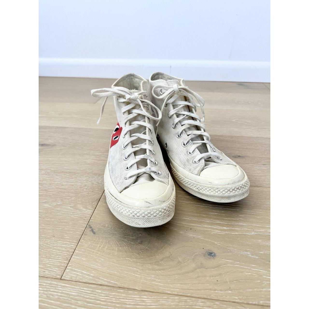 These sweet Converse x Comme des Garcons Chuck... | Depop