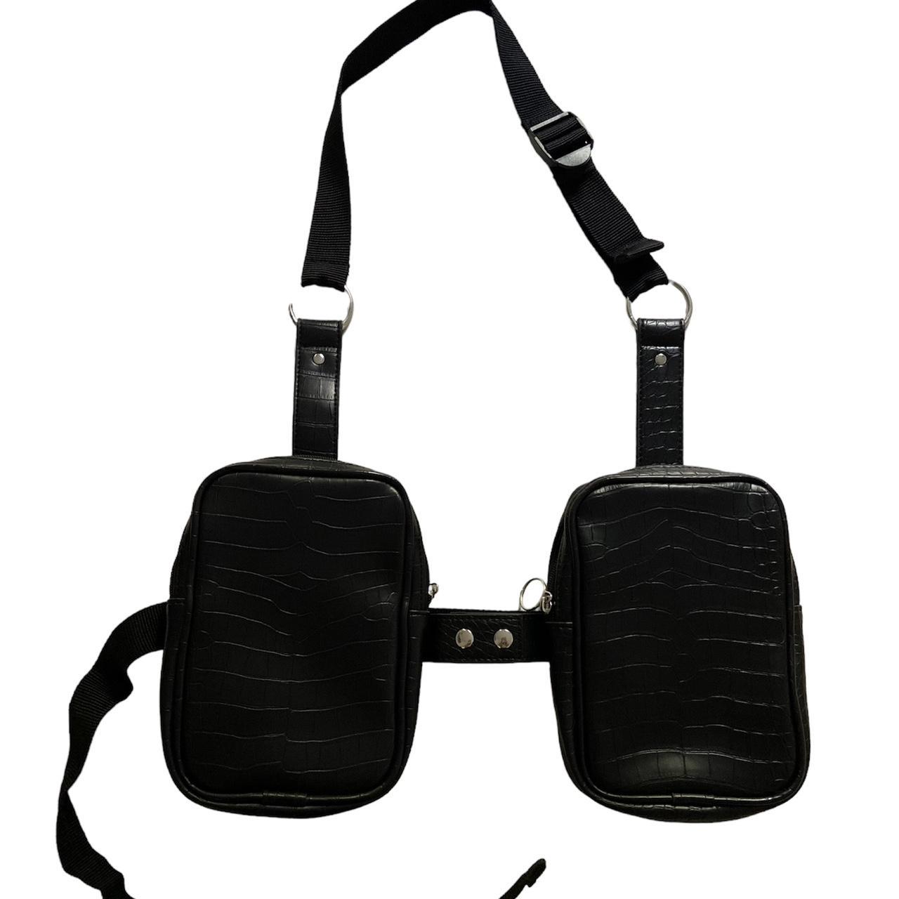 ASOS vegan 🐊 crocodile skin harness bag bum bag... - Depop