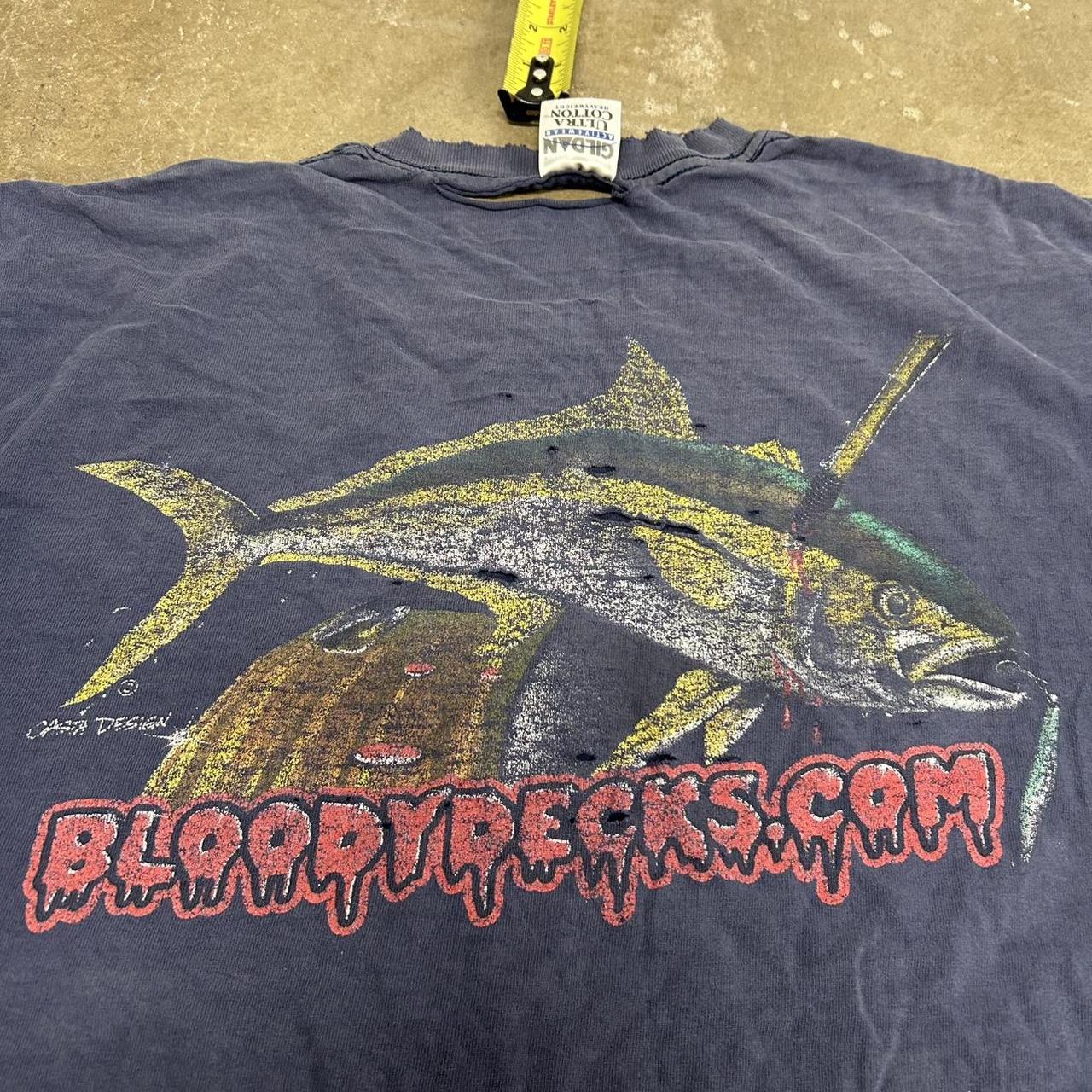 Vintage early 00s y2k thrashed distressed fishing... | Depop