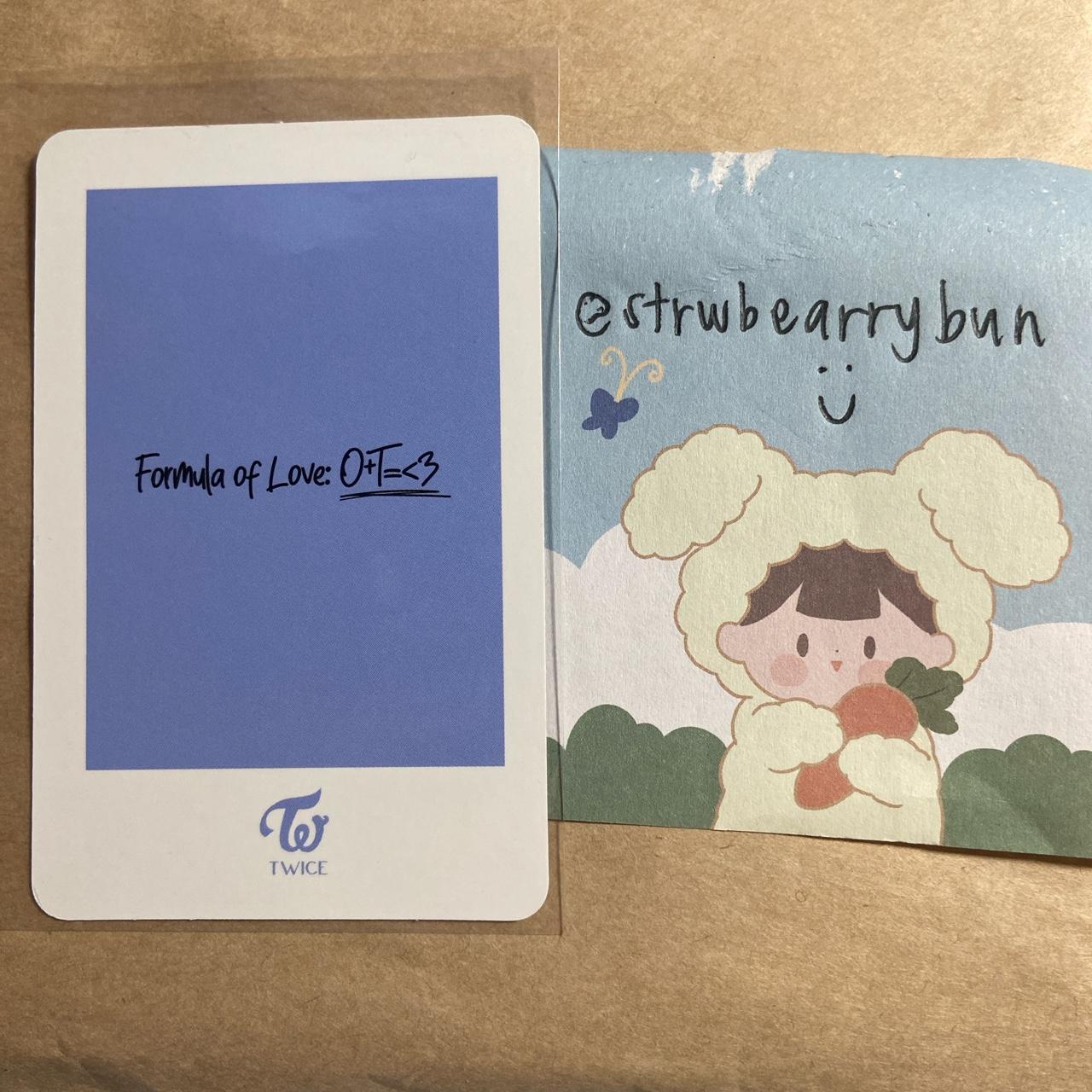 TWICE momo formula of love photocard comes in penny... - Depop