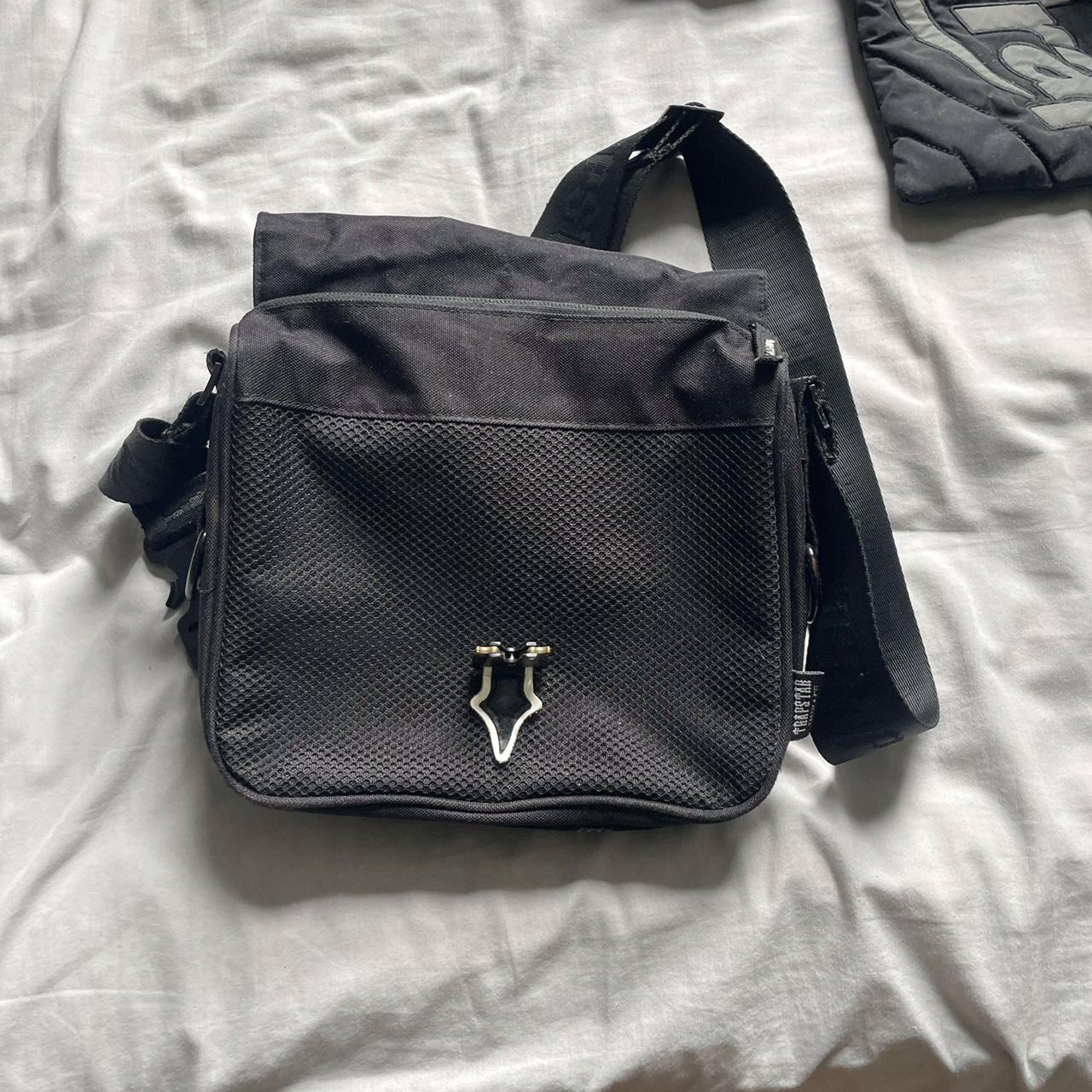 Black trapstar pouch - Depop