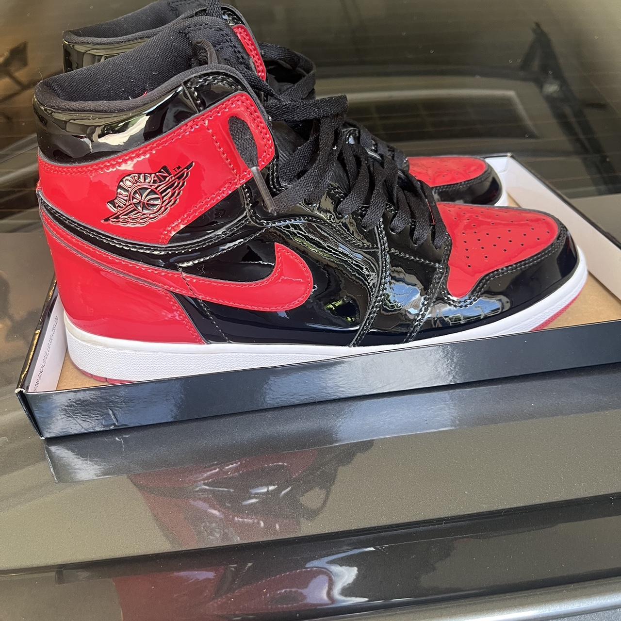 Air Jordan 1 Patent Bred 1 Only worn a few times.... - Depop