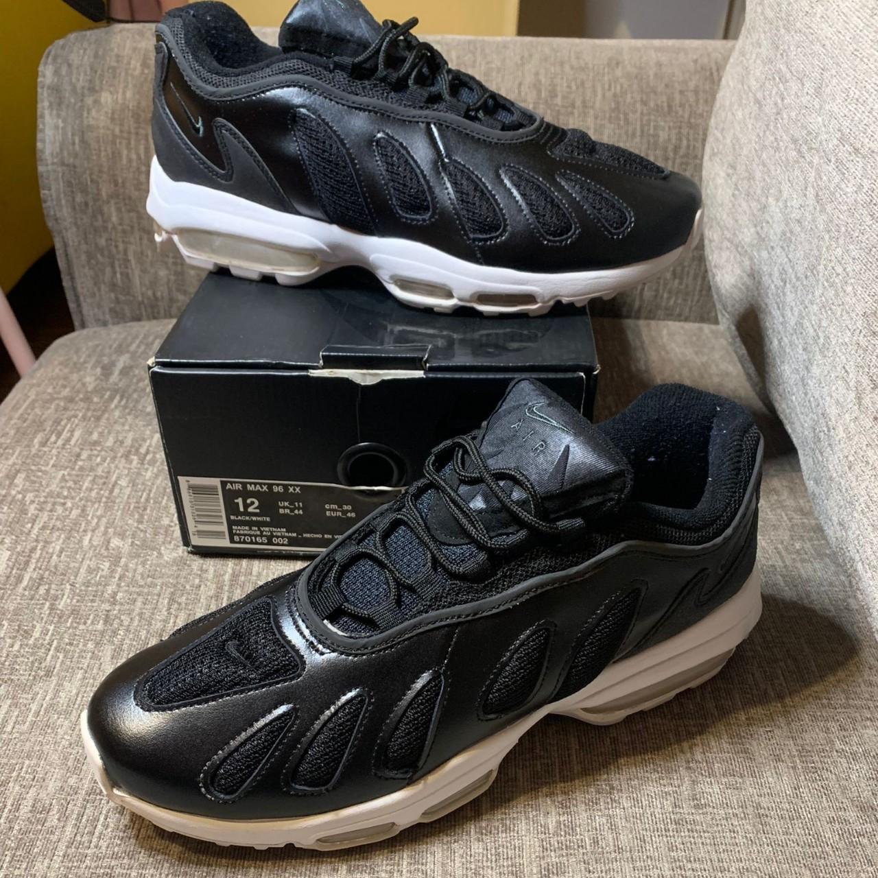 Nike air max 96 ultra XX black/white rare trainers... - Depop