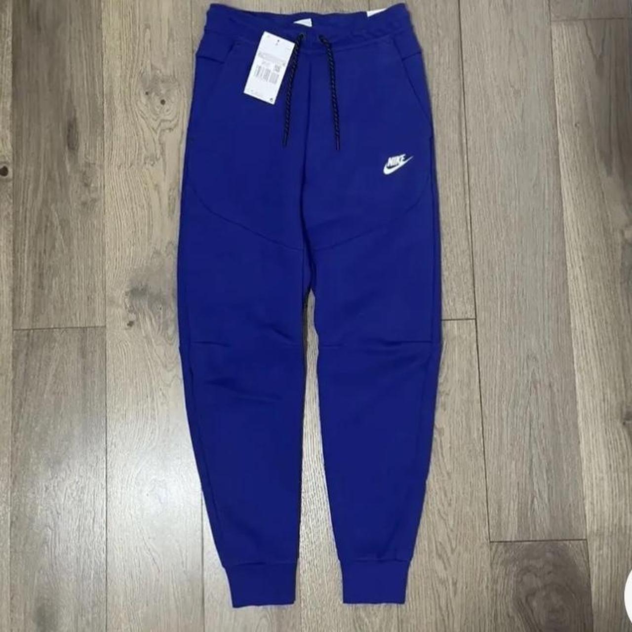 Royal Blue Nike Tech Fleece - Depop