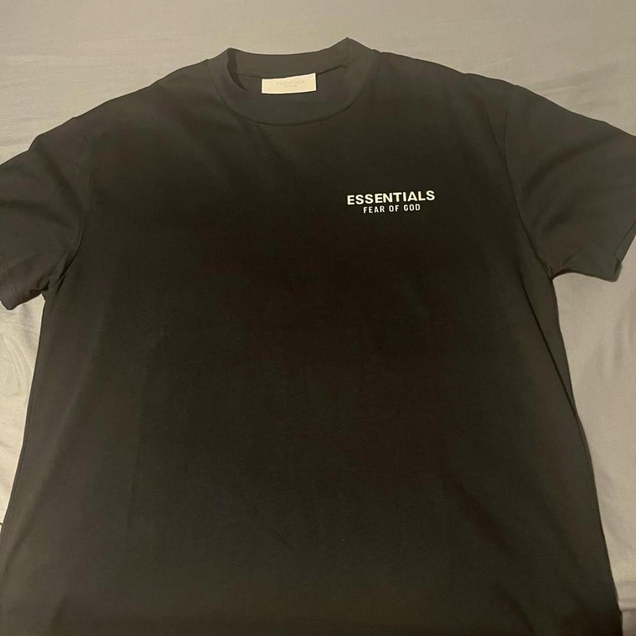 Essentials t shirt Never worn Authentic Proof of... - Depop