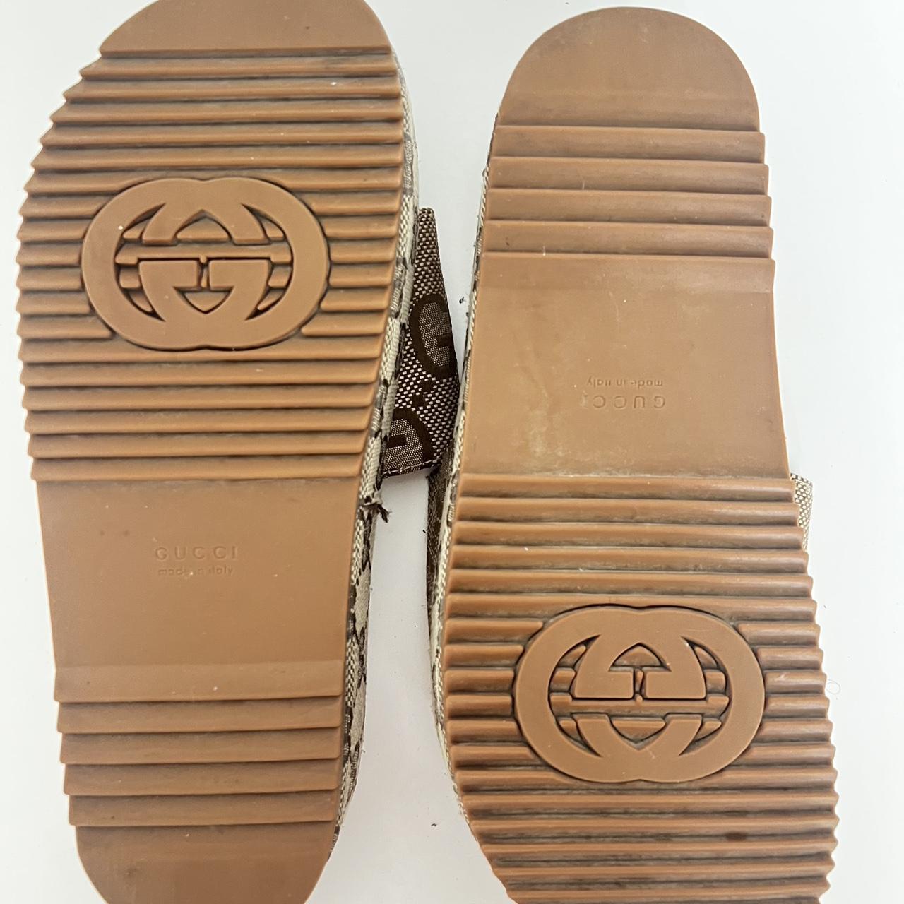 Gucci Monogram Platform Slides – Lightly... | Depop