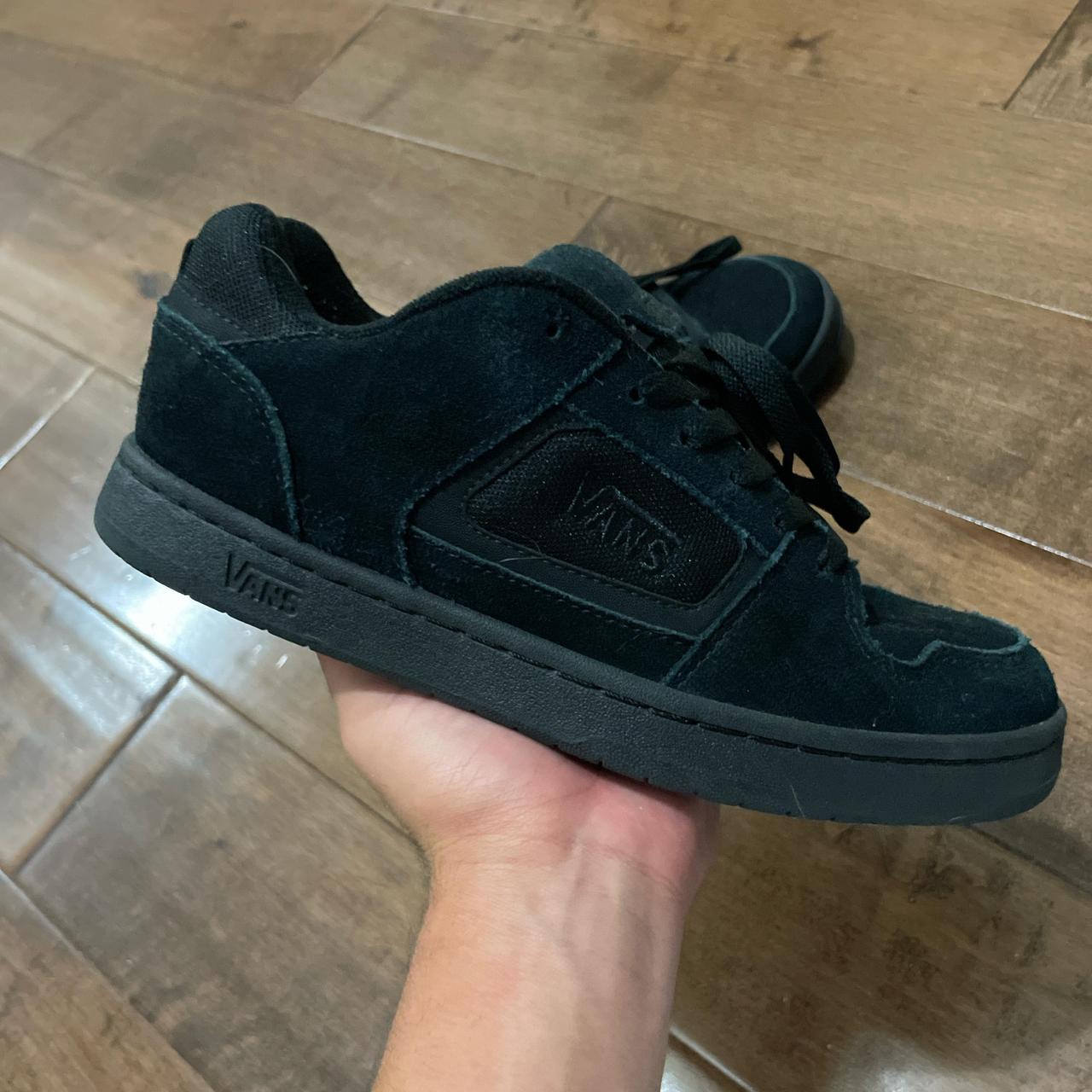 Vintage puff tongue vans from the early 00s - Depop