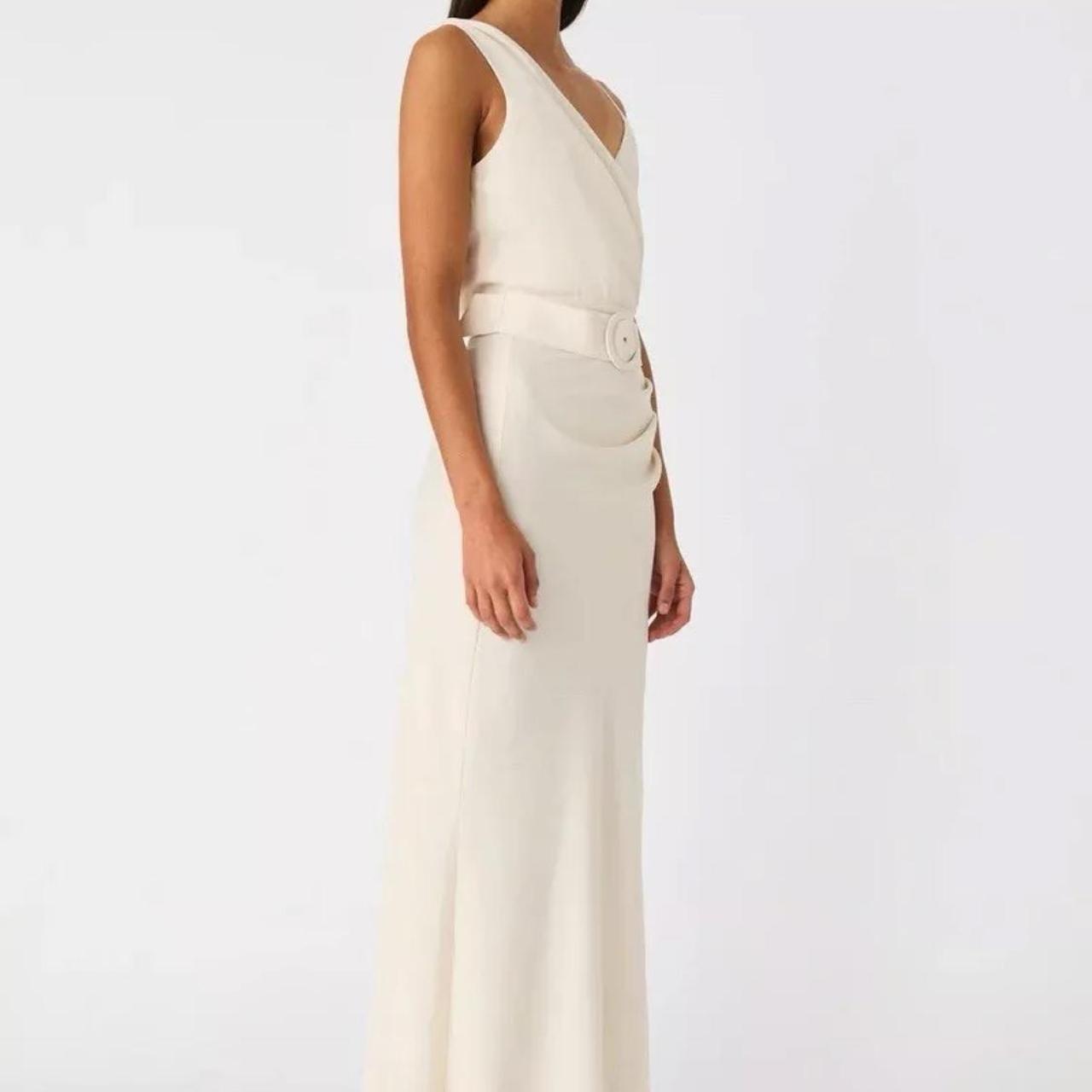 Misha ROSETTE SATIN MAXI SIZE M BRAND NEW WITH TAGS - Depop