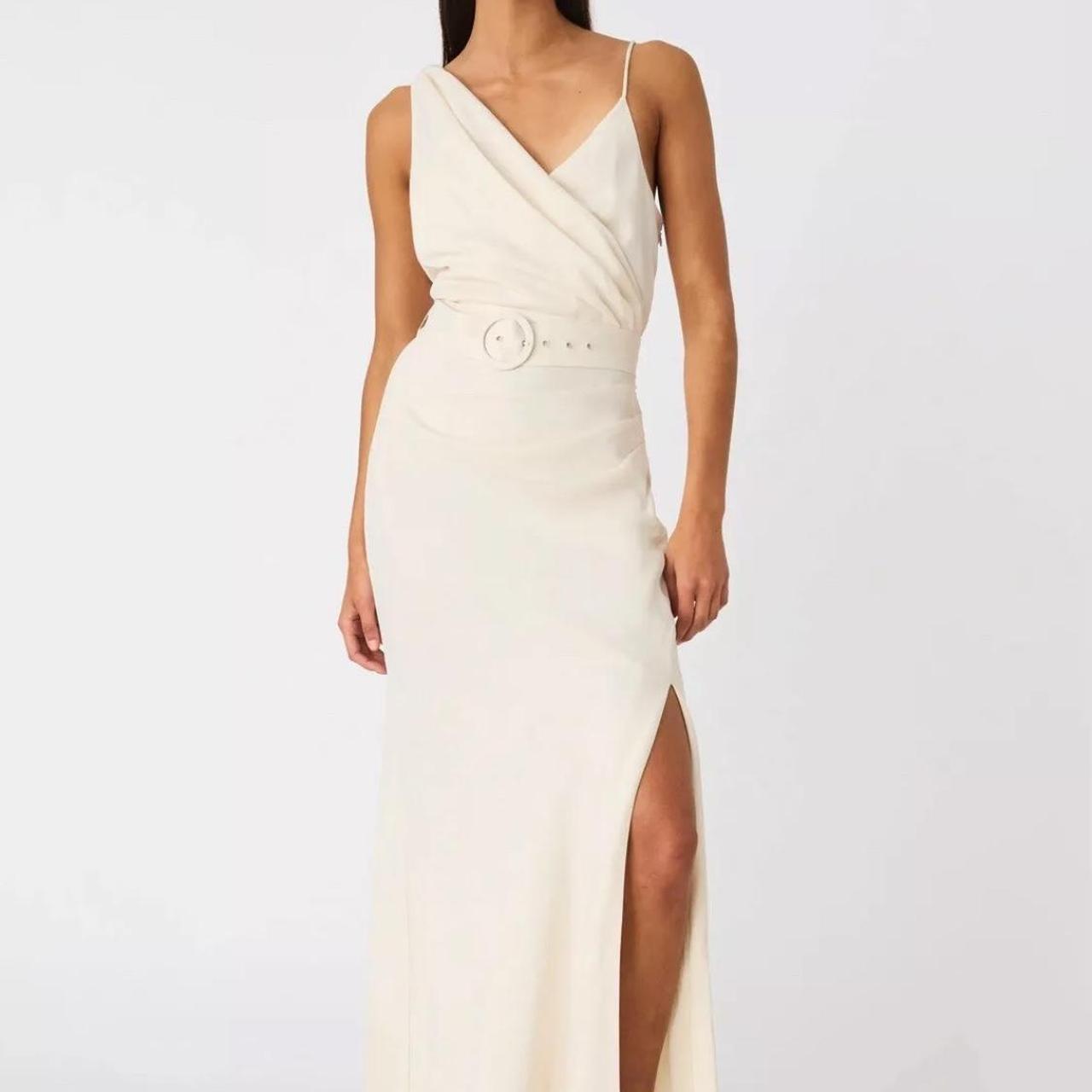 Misha ROSETTE SATIN MAXI SIZE M BRAND NEW WITH TAGS - Depop