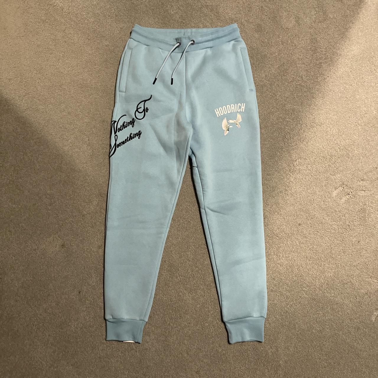 Small Blue Hoodrich Sweats New Washed Before... - Depop