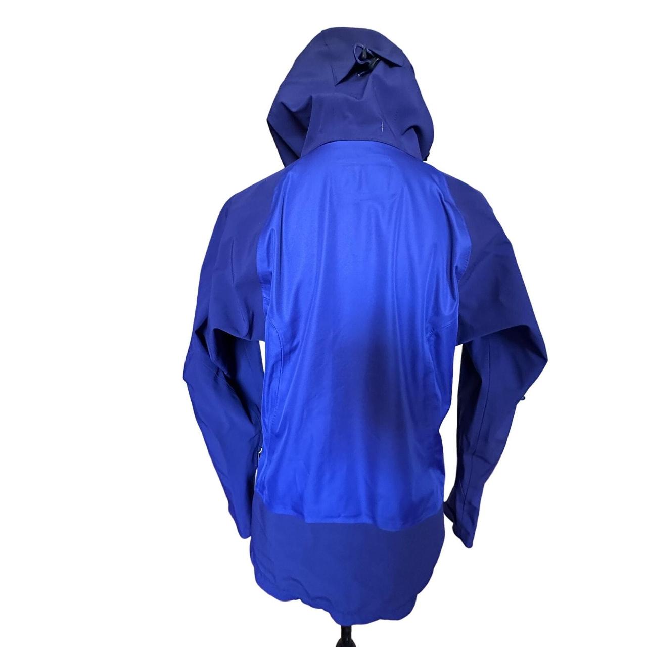 EUC - REI Womens E1 ELEMENTS blue Hooded Rain Wind... | Depop