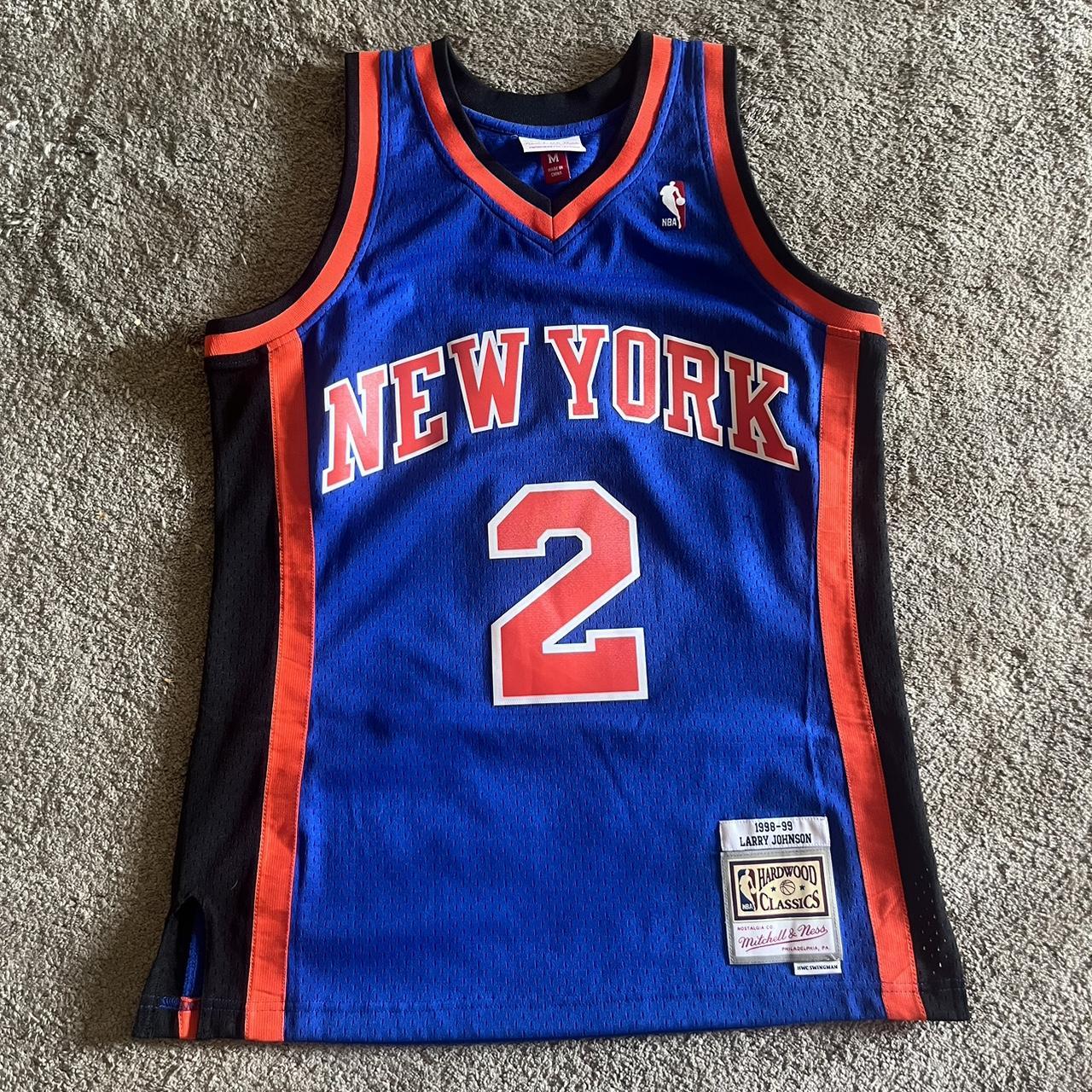 1998 Larry Johnson New York Knicks Swingman... - Depop