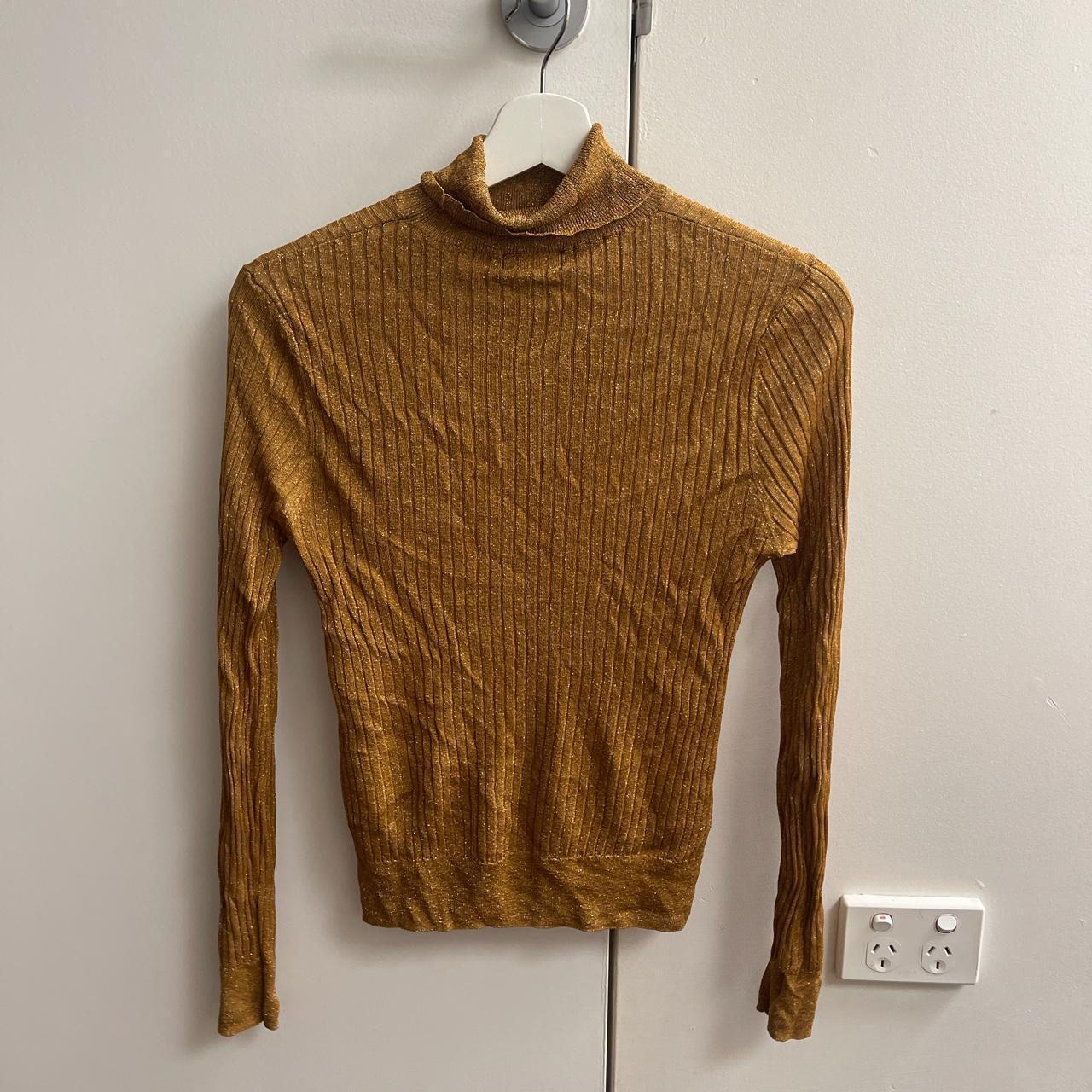 Gorman sparkly gold skivvy - Depop