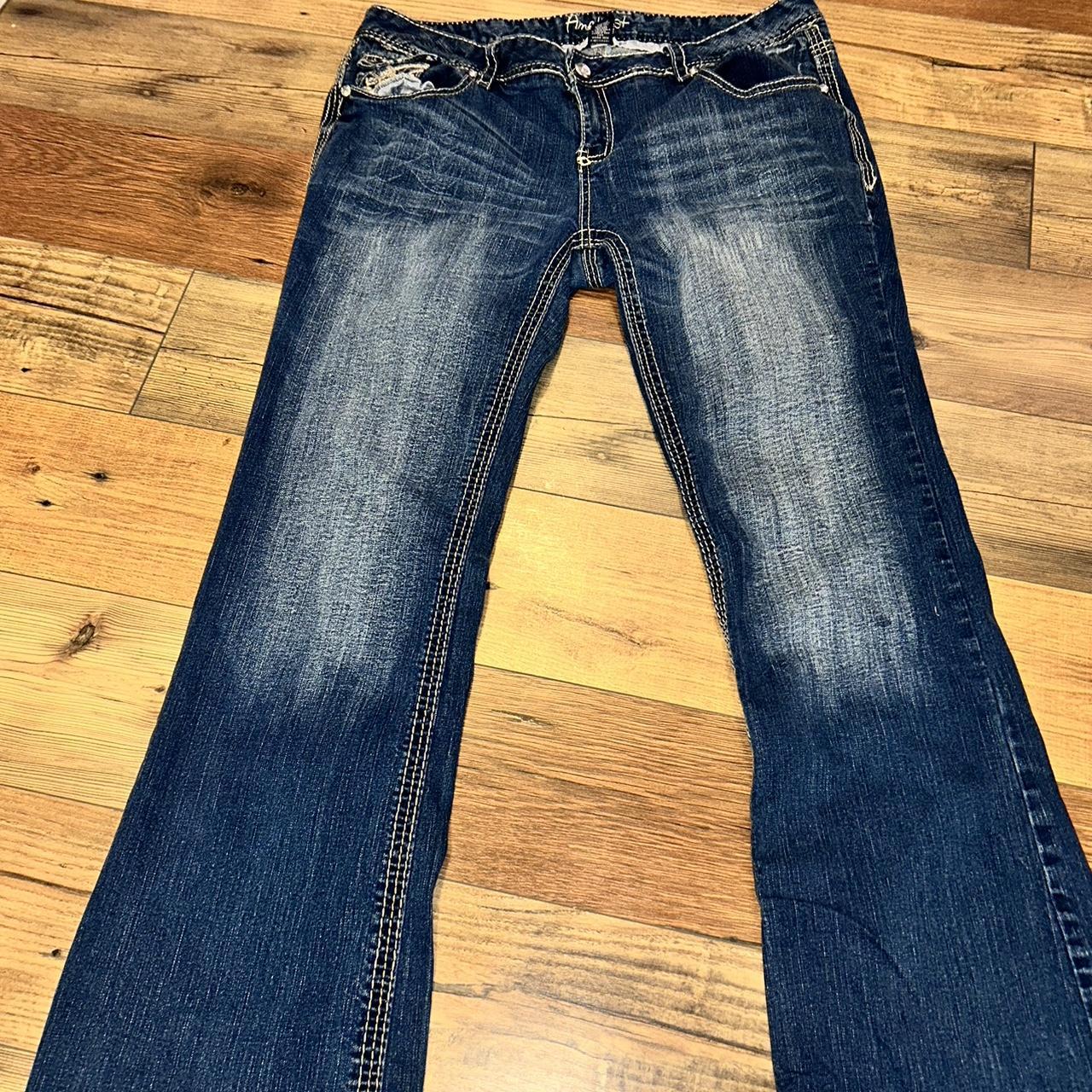 Y2K Amethyst flare jeans #y2kfashion | Depop