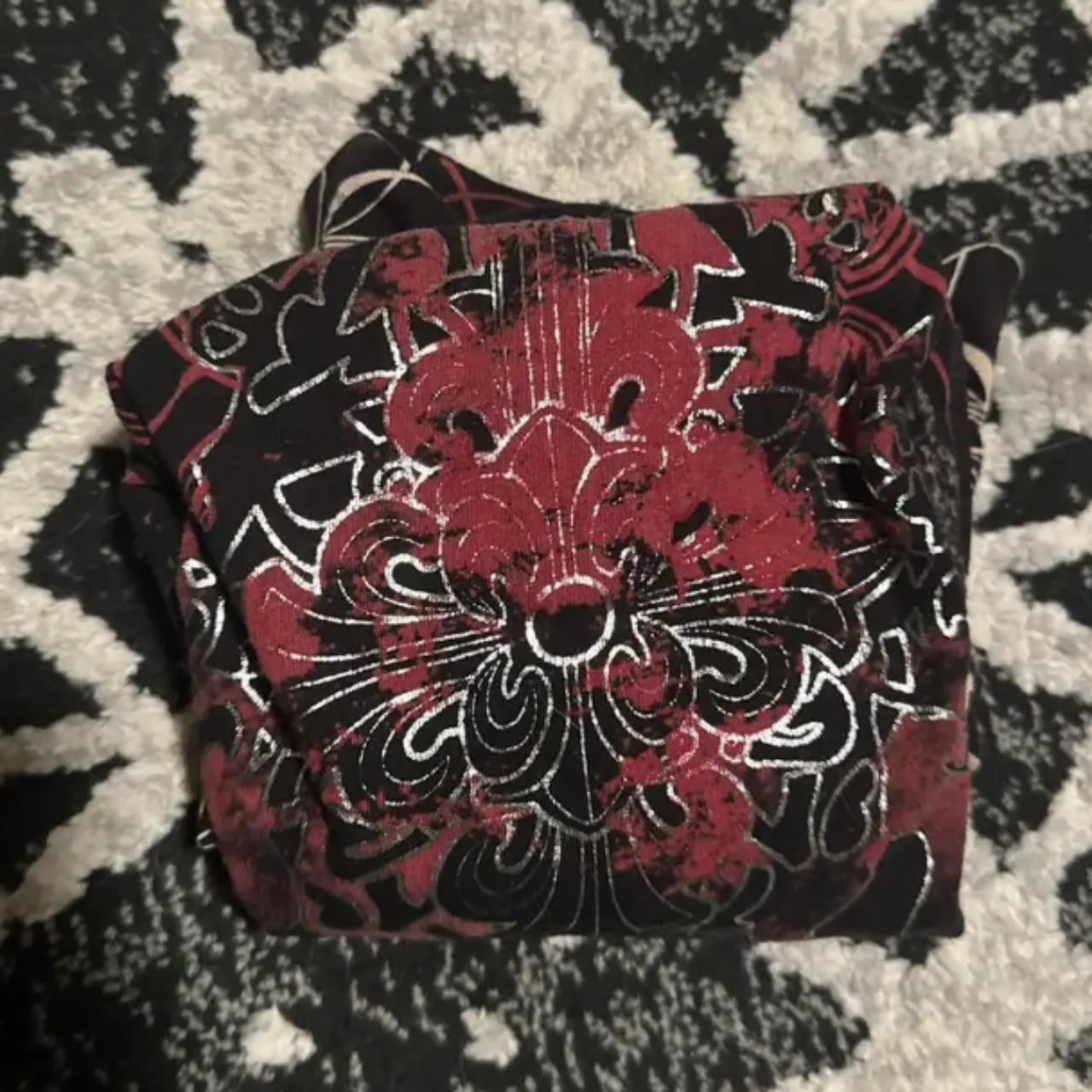 Y2K American Xzavier Mens Gothic Fitness Shirts dm... | Depop