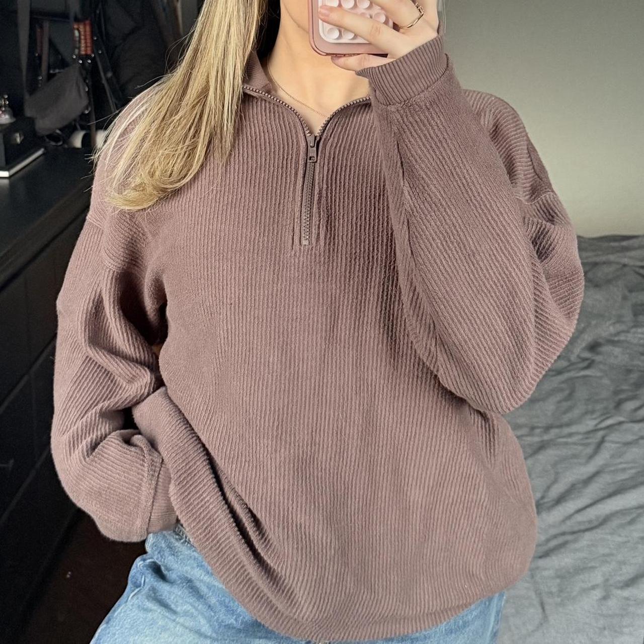 Aerie zip up #aerie #quarterzip #zipup #aeriejacket... | Depop