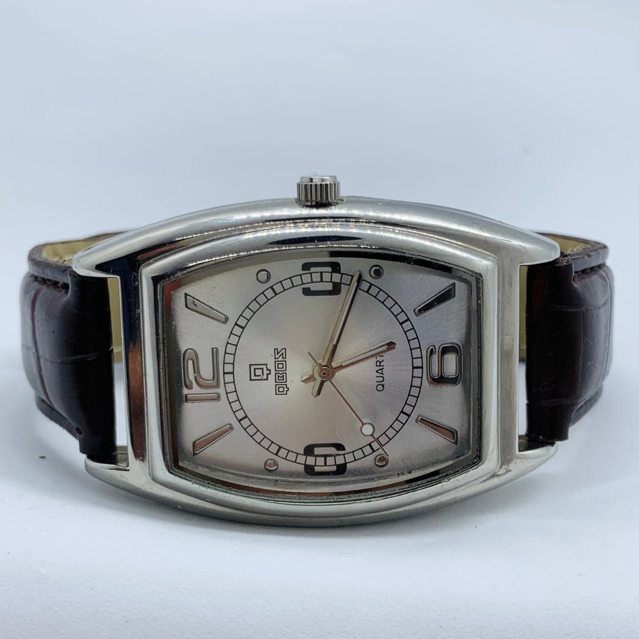 QBOZ Men’s Watch Limited Edition 35mm case Silver... - Depop