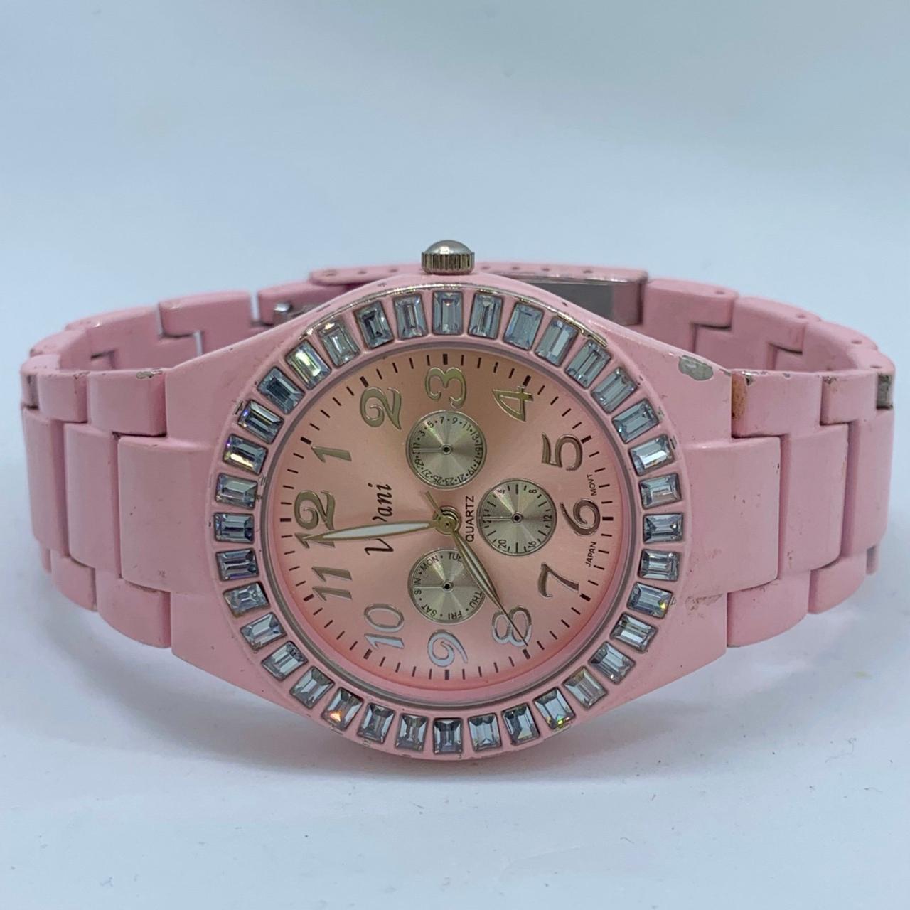 Vivani ladies 38mm Quartz analog watch pink tone... - Depop