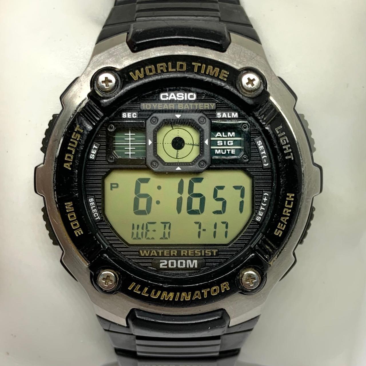 Casio Illuminator Digital Watch Men 47mm 3199... - Depop