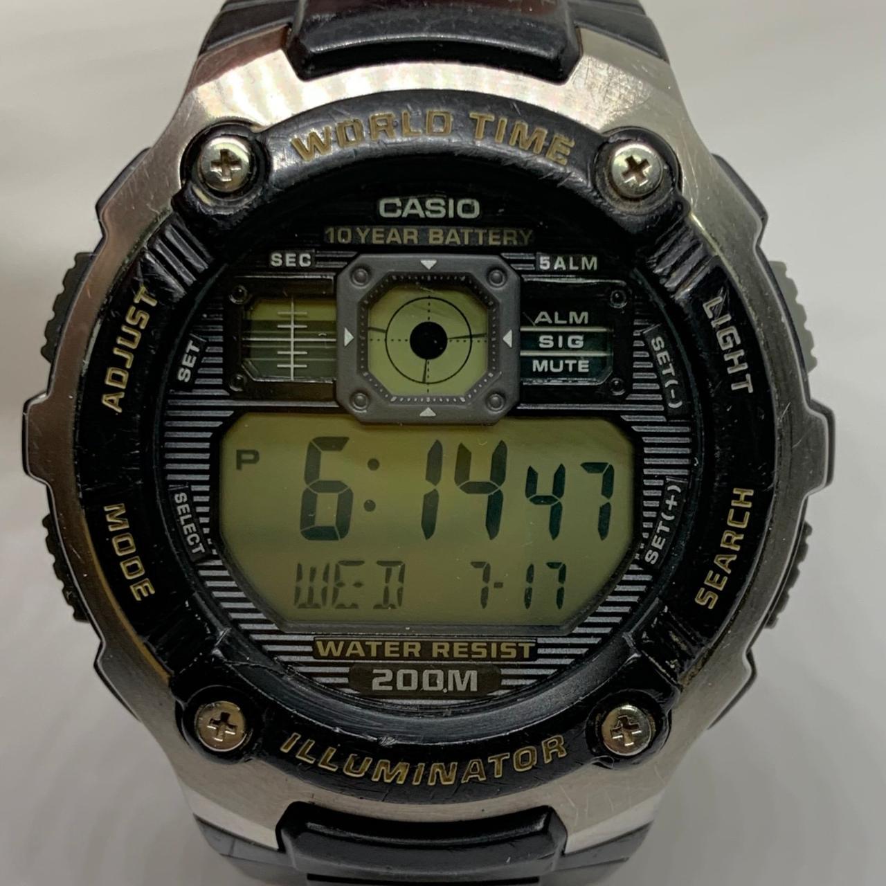 Casio Illuminator Digital Watch Men 47mm 3199... - Depop