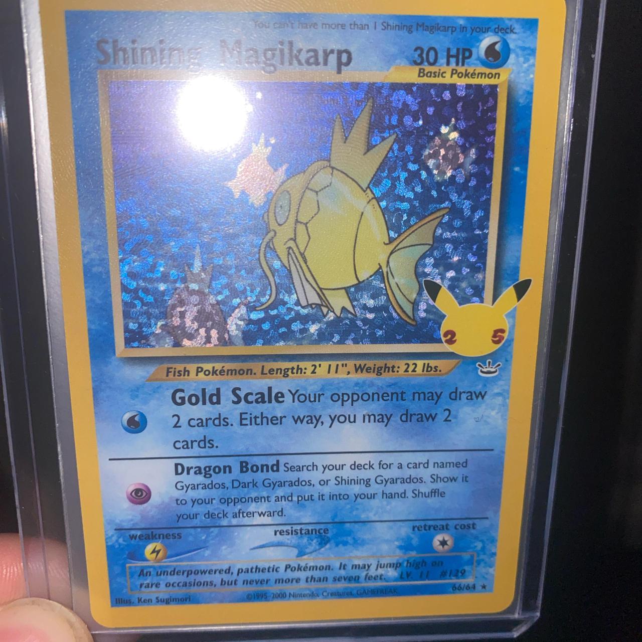 Shining Magikarp Pokémon Card - Depop