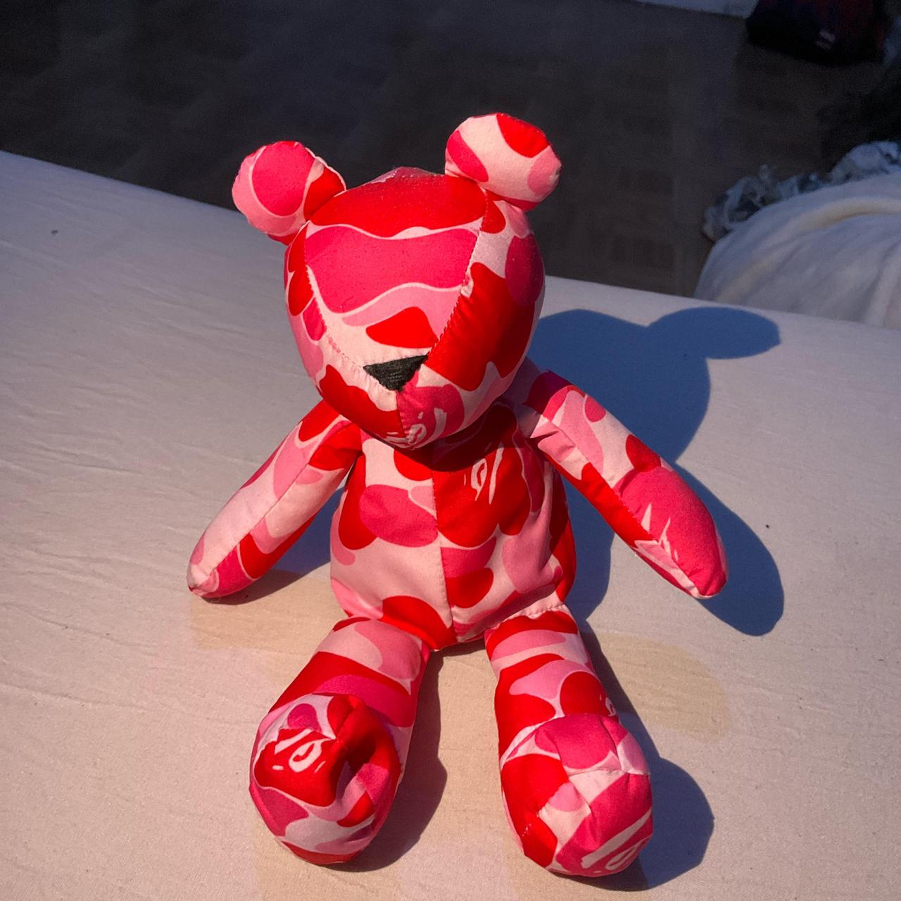 Pink bape bear tote bag Dm before buying - Depop