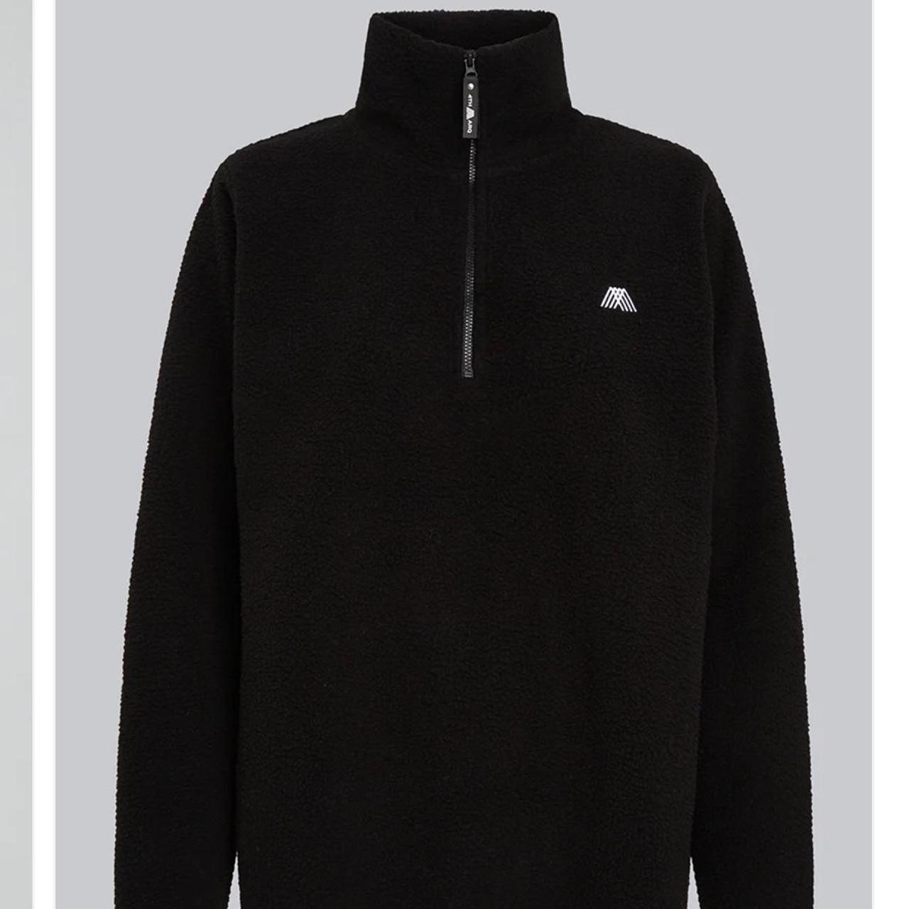 4th Arq Lennox Black 1/4 zip fleece Size M Great... - Depop