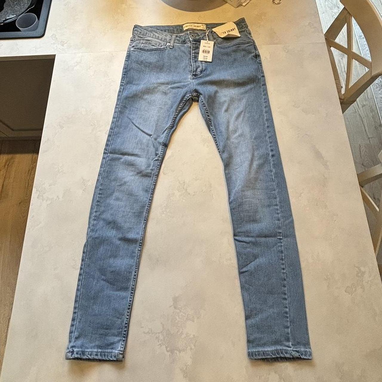 Unworn Skinny Stretch Jeans, 34” / 32” purchased for... - Depop