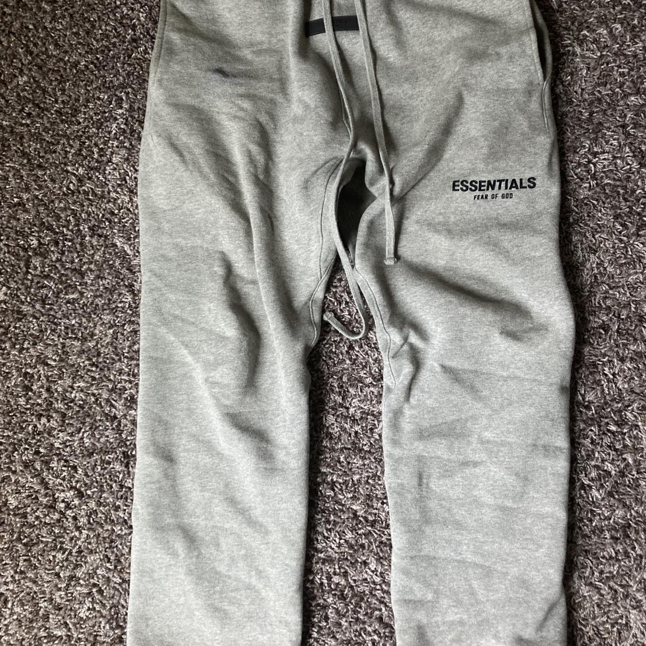 Essentials Relaxed Sweatpants (M) has small stain... | Depop