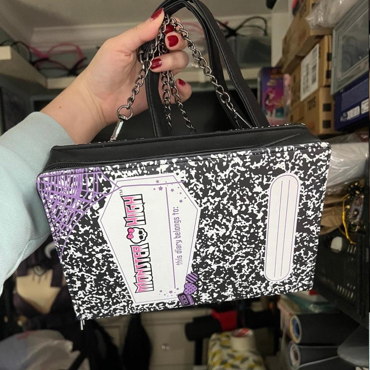 Notebook style monster high bag Used once Has... - Depop