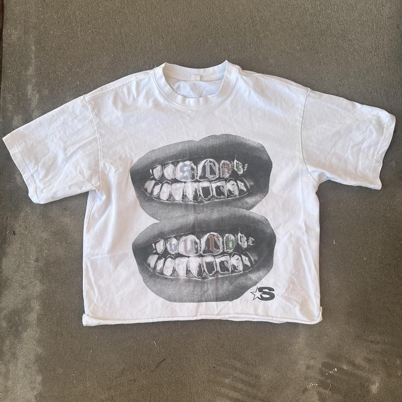 STARBURBIE Boxy Cropped Grills Tee #streetwear... | Depop