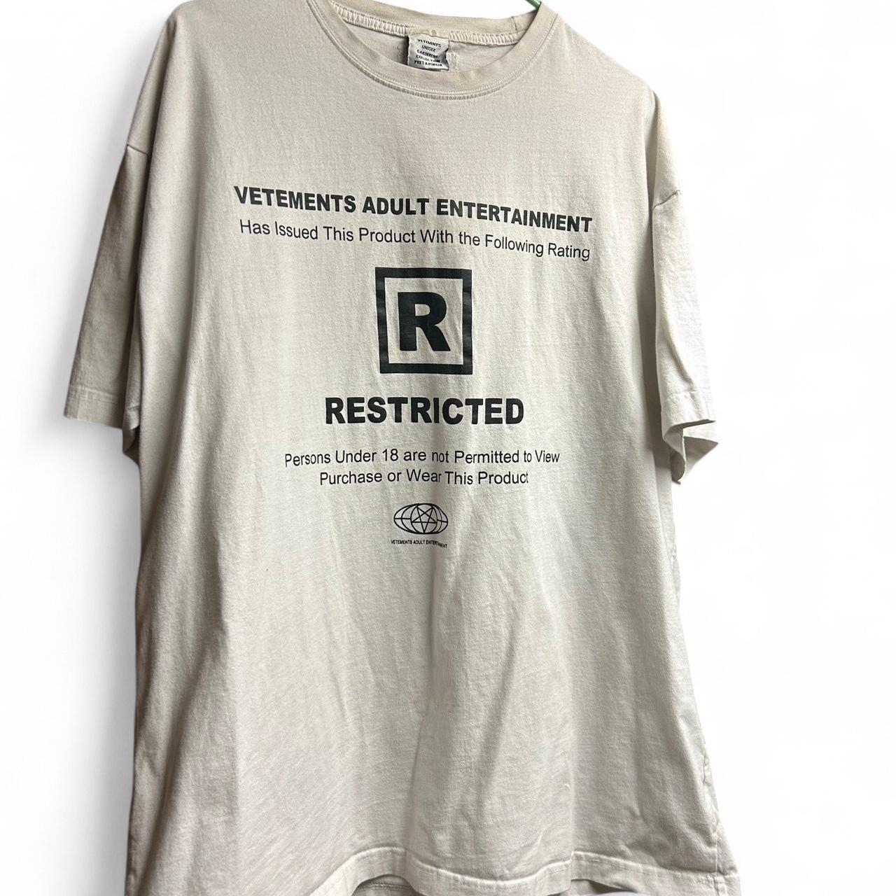 White Vetements cotton t-shirt #Vetements #TShirt | Depop